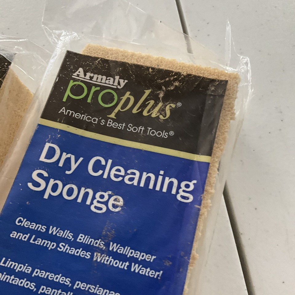 Dry Cleaning Sponge Pro plus 6 inch Cellular Foam Dense Lot 3 | eBay
