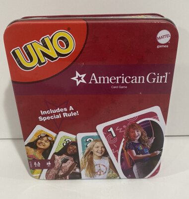 American Girl Uno Card Game New Julie Courtney Nanea Melody ...