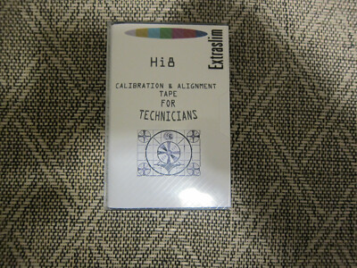 VHS Beta 8mm video audio Calibration and Alignment Tape NTSC, PAL M, N ...