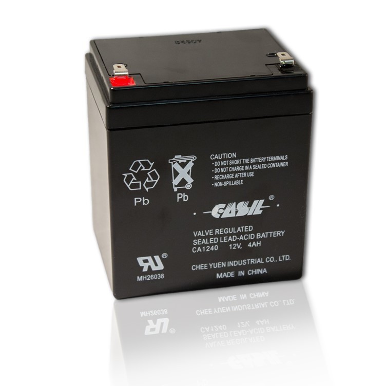 Casil Genuine CA1240 12V 4Ah SLA Alarm Battery ADT, Verizon, Honeywell ...