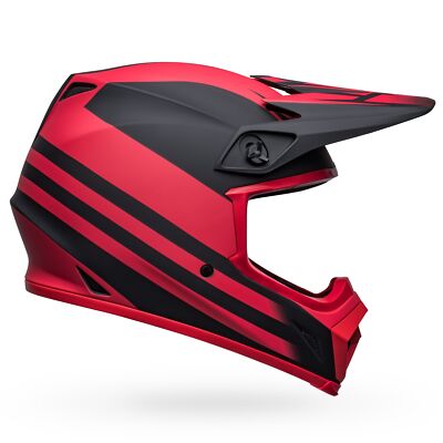 BELL HELMETS MX-9 MIPS Disrupt Matte Black/Red SIZE MEDIUM 7136317 Dirt ...