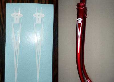 Murray Meteor Flite bicycle fork decal sticker pair | eBay