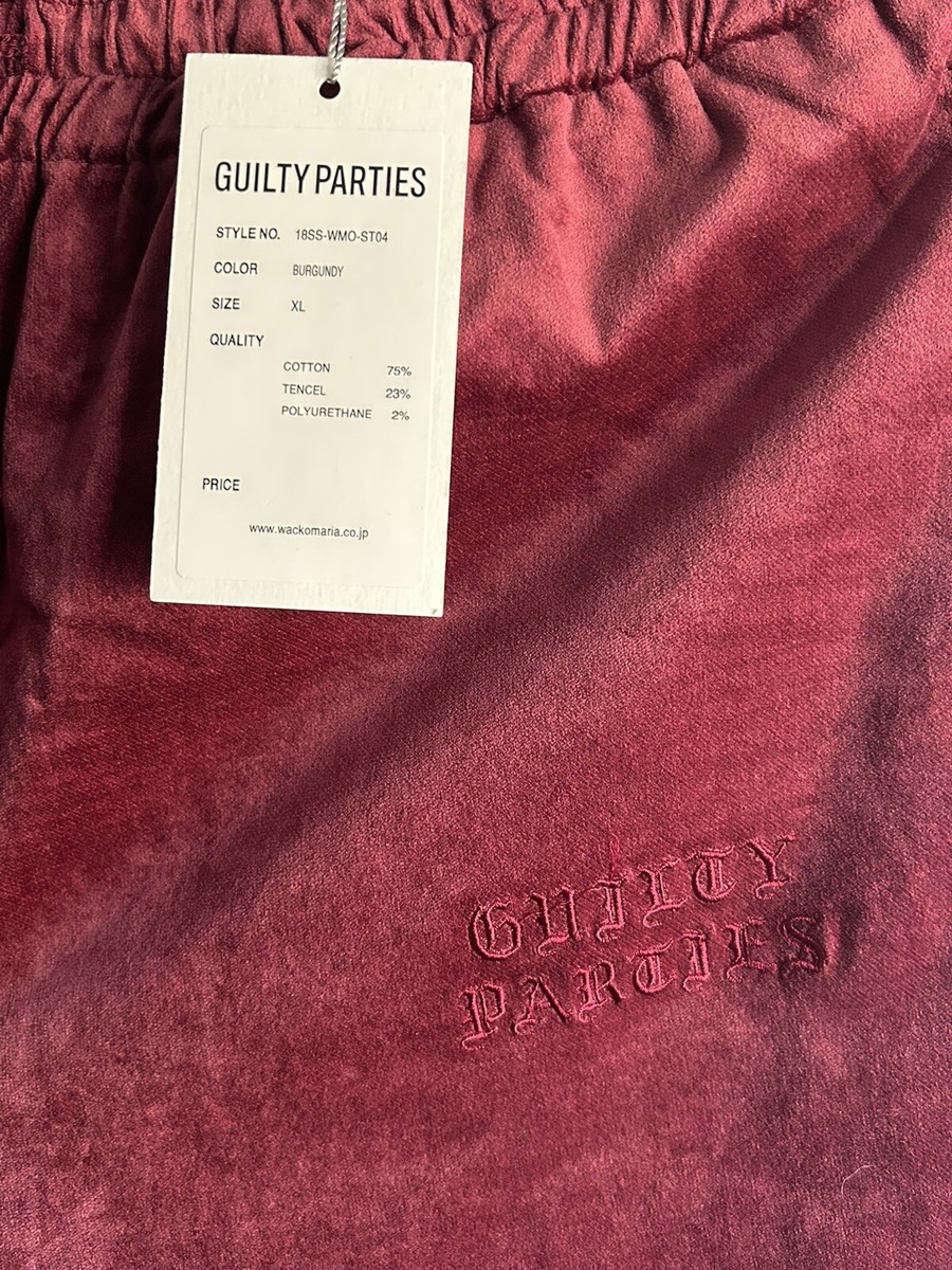 Wacko Maria Guilty Parties Paradise Tokyo Velour Jogger Wacko Maria Guilty Parties Paradise Tokyo Velour Jogger