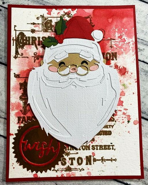 Tim Holtz Sizzix Thinlits Die Santas Wish Colorize 664745 for sale ...