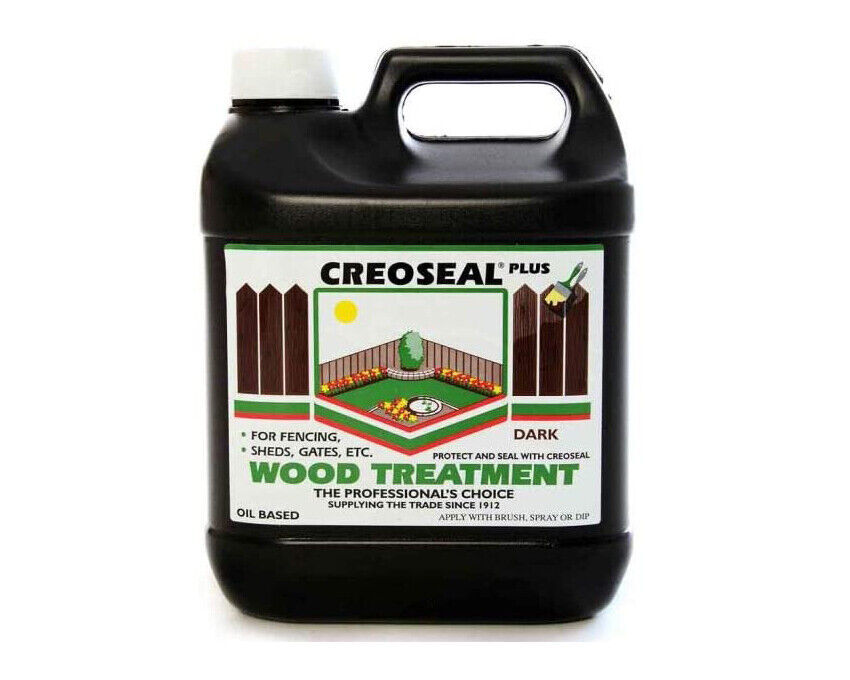 Dark Brown Creosote Alternative Creoseal Plus Oil Based Timber Wood ...