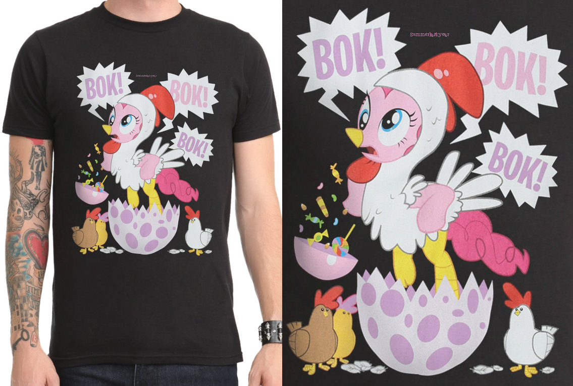 Pinkie Pie Chicken Shirt Pinkie Pie Eating Cookies Equestria Girls