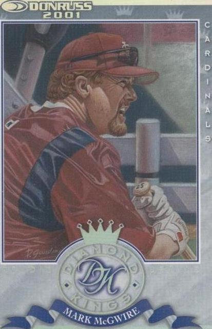 2001 Donruss - Diamond Kings Mark McGwire #DK-3 Studio Series /250 for ...