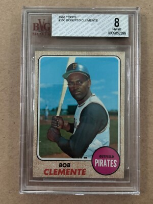 1968 Topps #150 Roberto Clemente BVG 8.0 * FREE SHIPPING ON 2 OR MORE ...