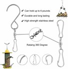 10pcs Swivel S Hooks Clips Hanging Wind Spinners Chimes Crystal Twister ...