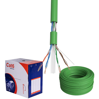 CAT6 1000FT Cable CCA UTP Unshielded Solid 23AWG Ethernet Network RJ45 ...