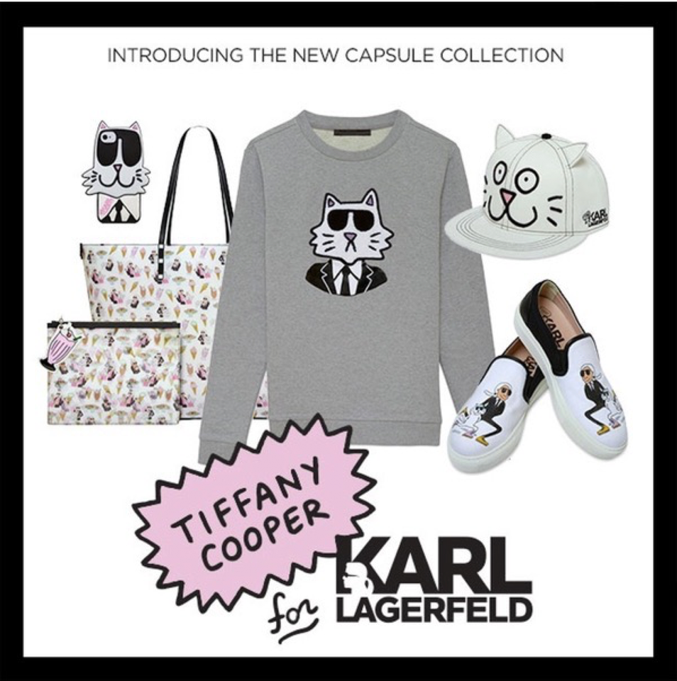 Karl Lagerfeld x Tiffany Cooper Leather Crossbody Karl Face Character ...