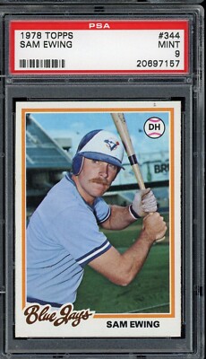 1978 Topps Baseball #344 Sam Ewing PSA 9 | eBay