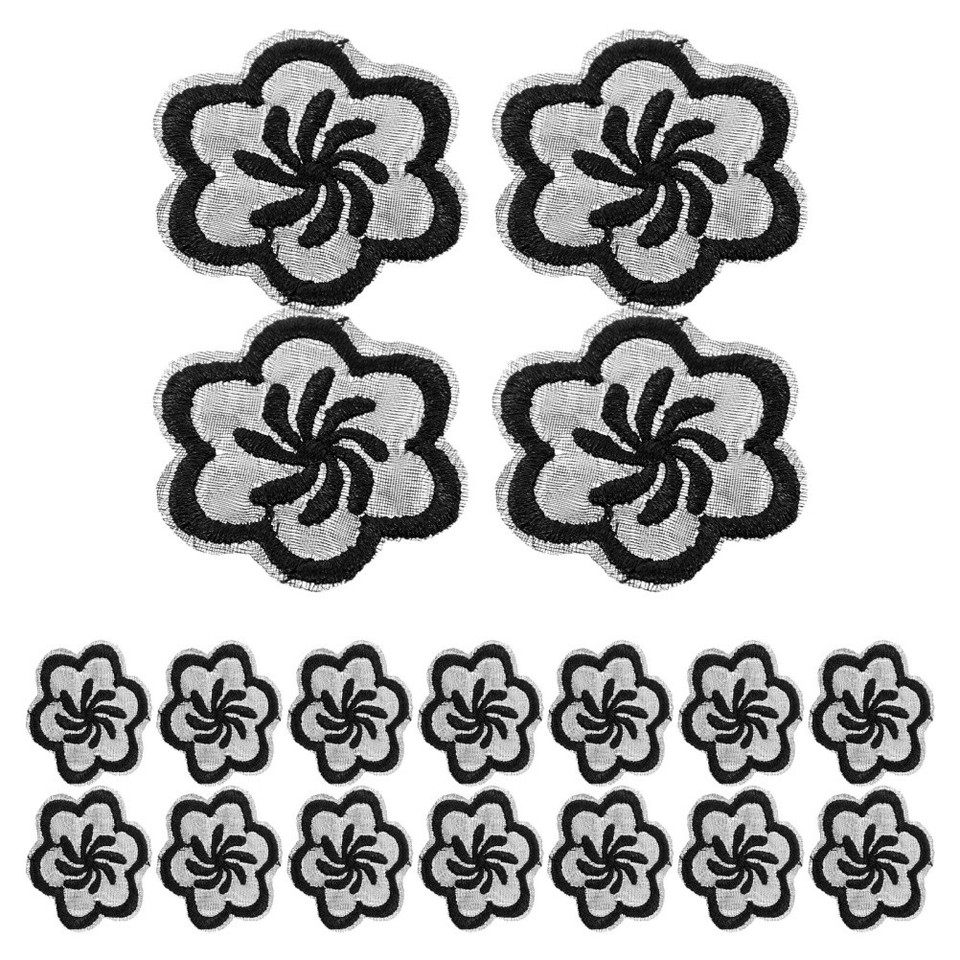 20 Pcs Multi-function Coat Patches Small Clothes Embroidery Flower for ...