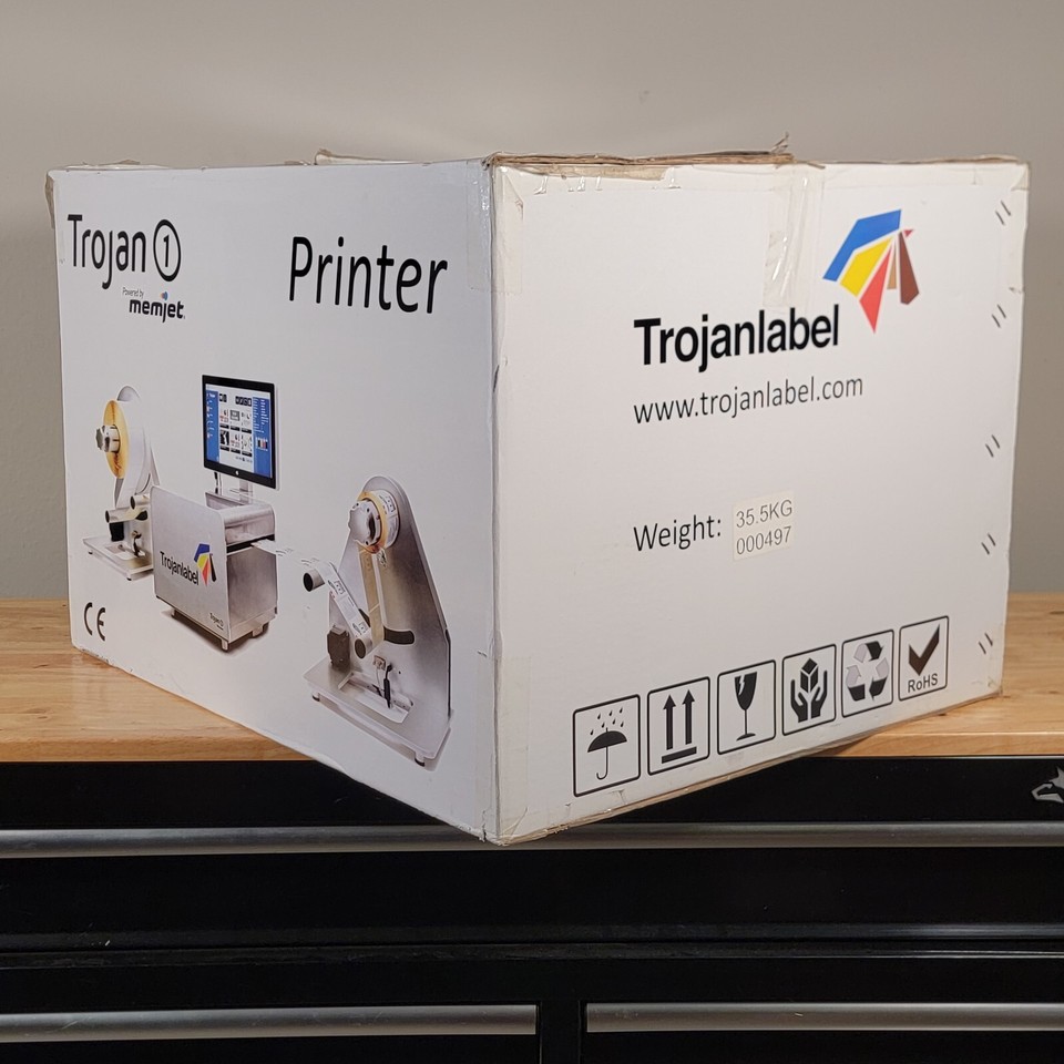 TrojanOne Color Label Printer Powered By MemJet Technology With Ink ...