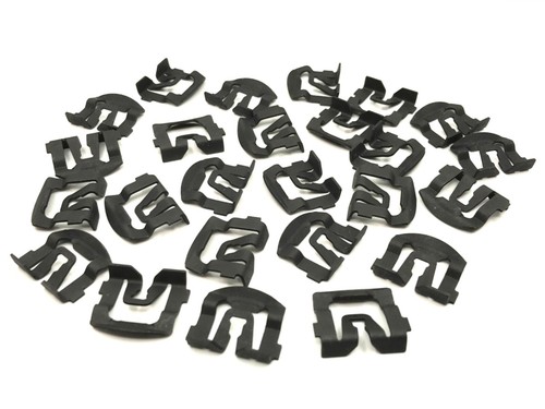Windshield or rear window trim molding moulding clips for 1965-1993 ...