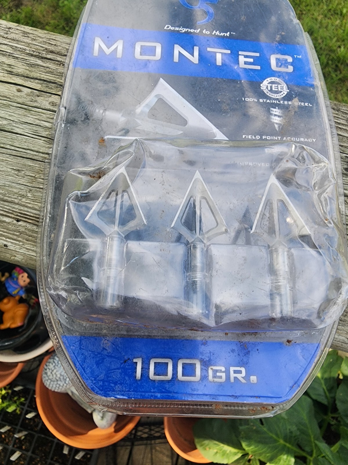 G5 Outdoors Montec 100G Stainless Steel Fixed Broadheads Broadhead -3 ...