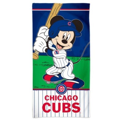 CHICAGO CUBS MICKEY MOUSE SPECTRA BEACH TOWEL 30"X60" COTTON PLUSH ...