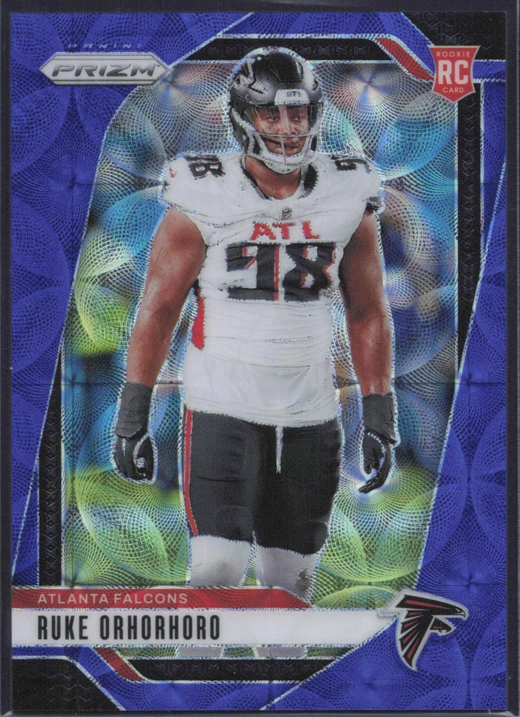 2024 Panini Prizm - Rookies Ruke Orhorhoro #386 Choice Blue Prizm /14 ...