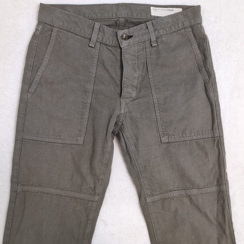 Rag & Bone Jean Bowery Womens 27 30"x29" Straight Leg Cotton Army Green ...