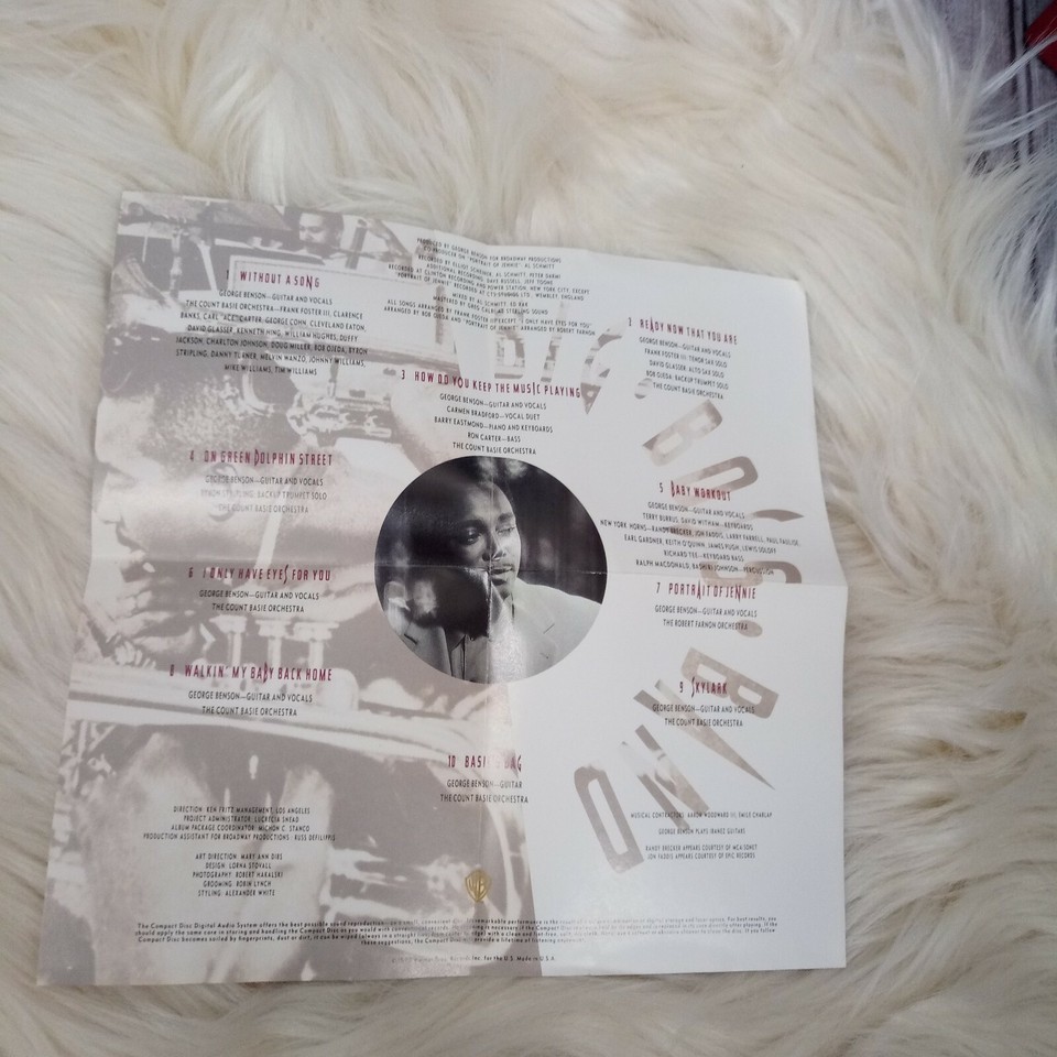 Vintage Big Boss Band George Benson CD 1990 VTG Warner Brother Music 90 ...