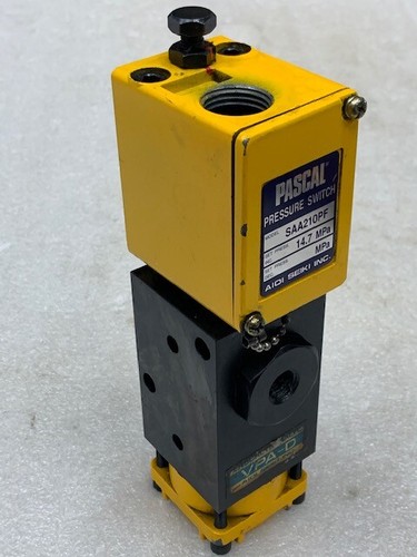 Aioi Seiki Pascal Non Leak Valve VPA-D with Pressure Switch SAA210PF ...