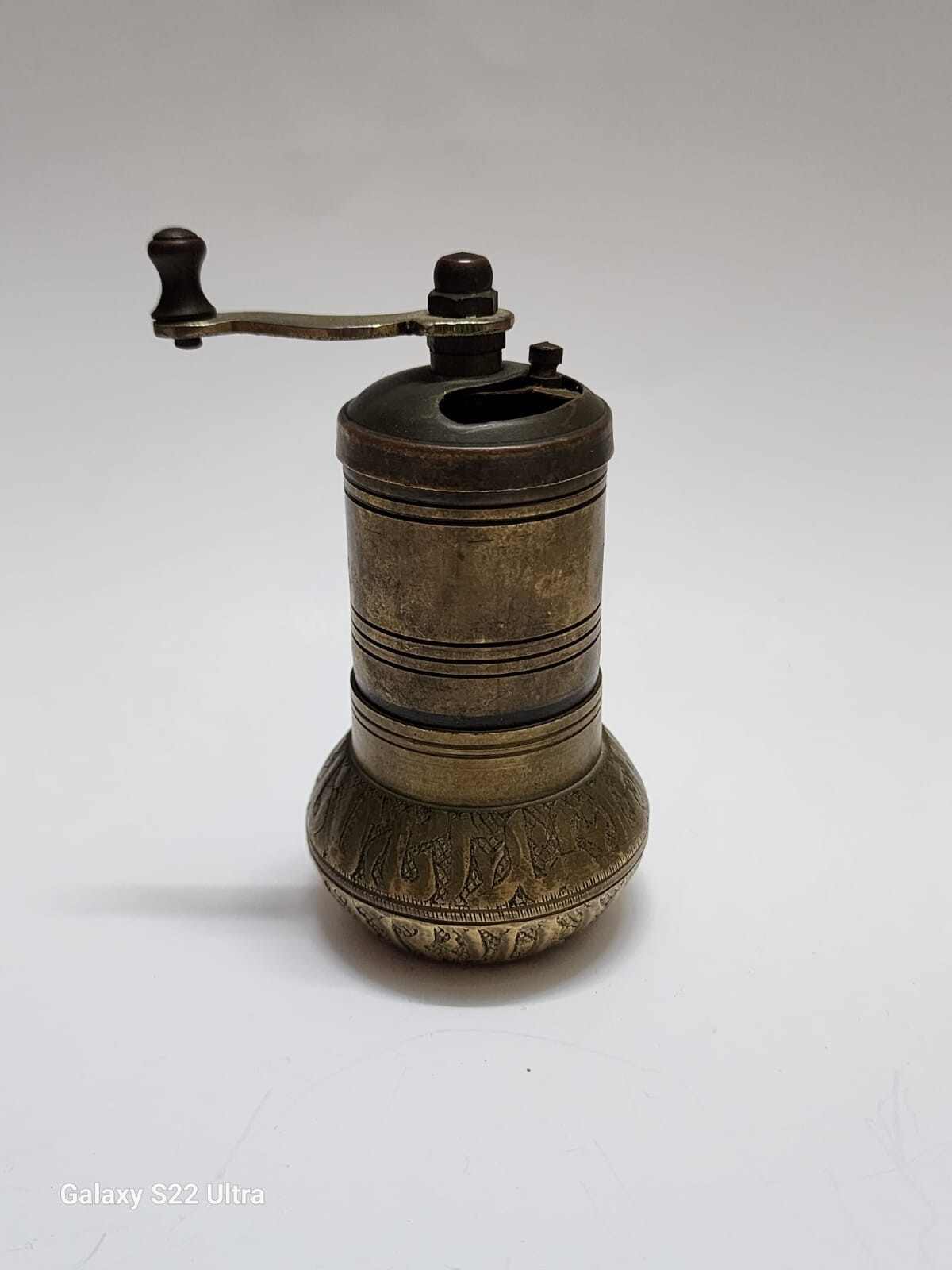 Antique hand grinder Turkish Brass pepper Spice Rustic Decor Kitchen | eBay
