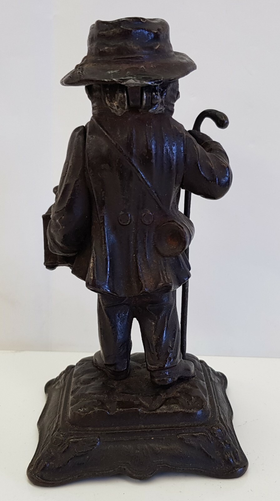 Bronzo VERLAG BEI E G ZIMMERMANN IN HANAU Scultura Porta Fiammiferi ...