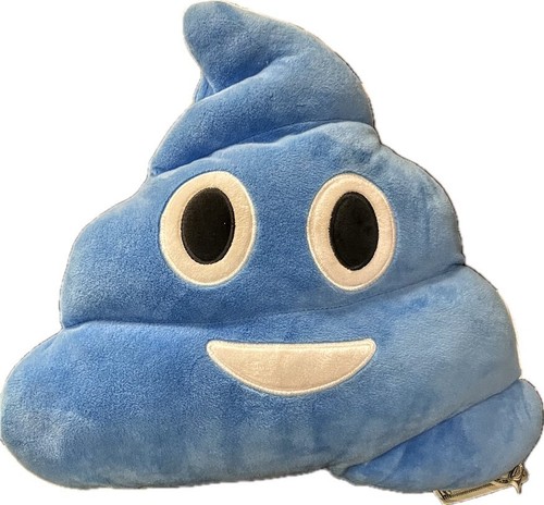 Blue Poop Emoji Plush. New without tag. 12" X 13" 786892322702| eBay