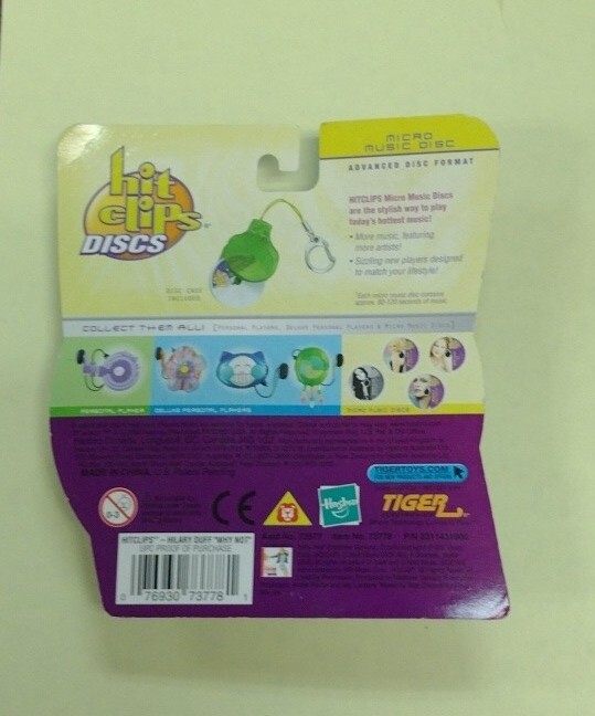 New vintage Hit Clips Discs Hilary Duff Why Not music disc song nib ...
