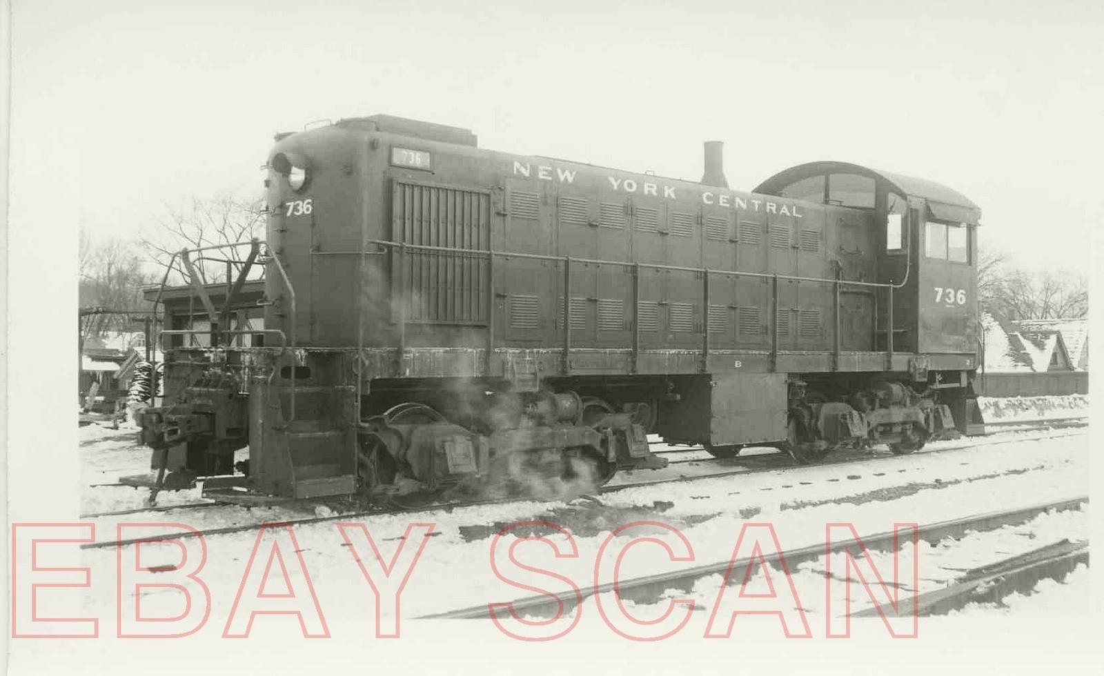 8A565 RP 1948 NYC NEW YORK CENTRAL RAILROAD ENGINE #736 renum 855 | eBay