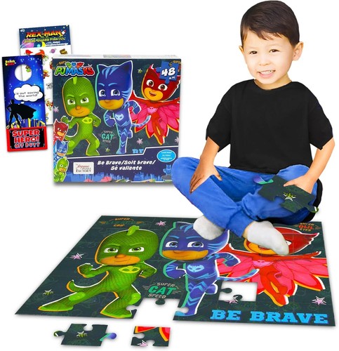 PJ Masks Kids Floor Puzzle for Toddlers - PJ Masks 48 Piece Puzzle ...