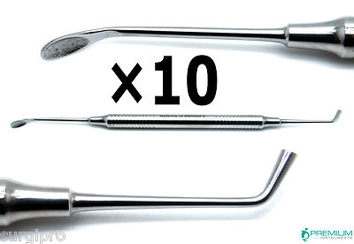 10× Dental Graft Plugger Double Ended Packer 4mm Perodontal Premium ...