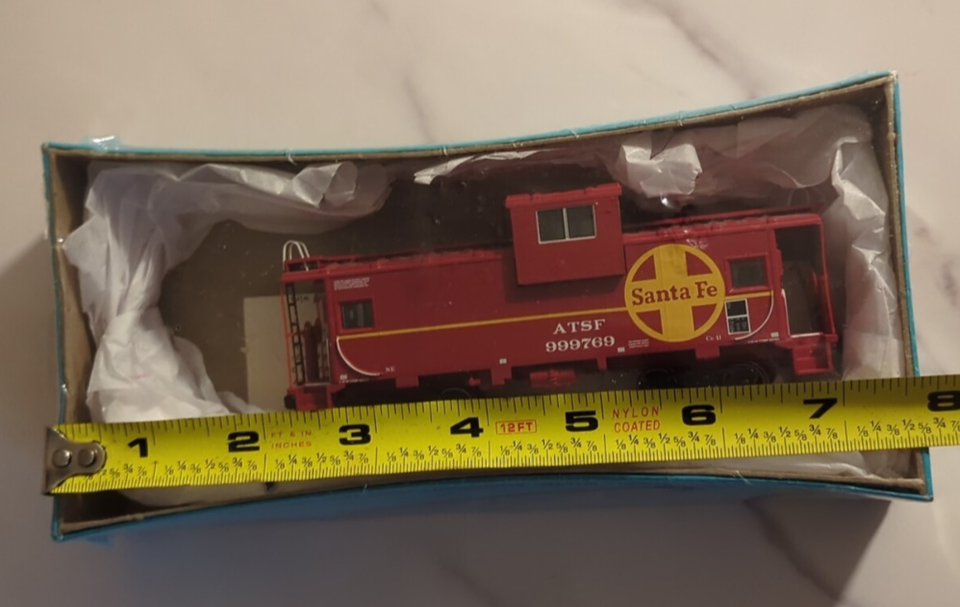 HO Athearn Santa Fe ATSF 999769 Wide Vision Caboose Car Kit RTR w/KD's ...