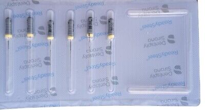 Dentsply Sirona READY STEEL K-Files 25mm/31mm, All Sizes 6 Files/pack ...