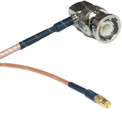 RG316 BNC MALE ANGLE to MMCX FEMALE RF Cable Rapid-SHIP LOT | eBay