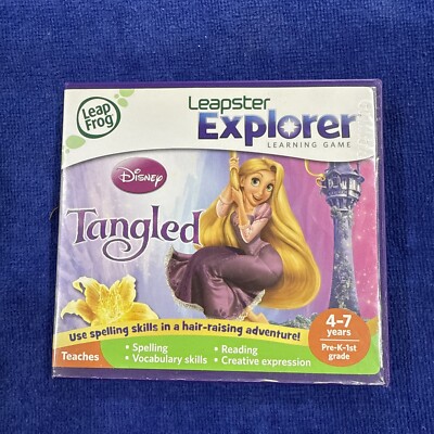 Leap Frog Leapster Explorer Disney Tangled Learning Game 708431390669| eBay