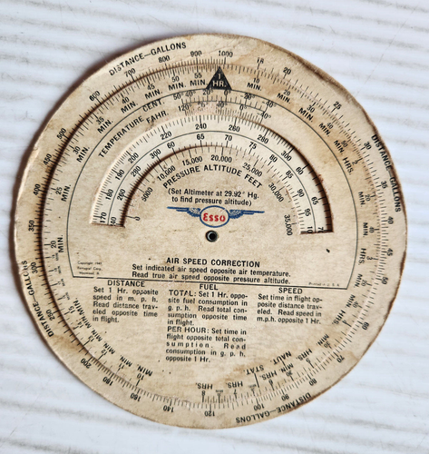 Esso Aviation Products Flight Calculator | eBay