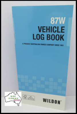 Wildon Vehicle Log B00K Journal ATO Compliant 87W WIL087 In Stock ...