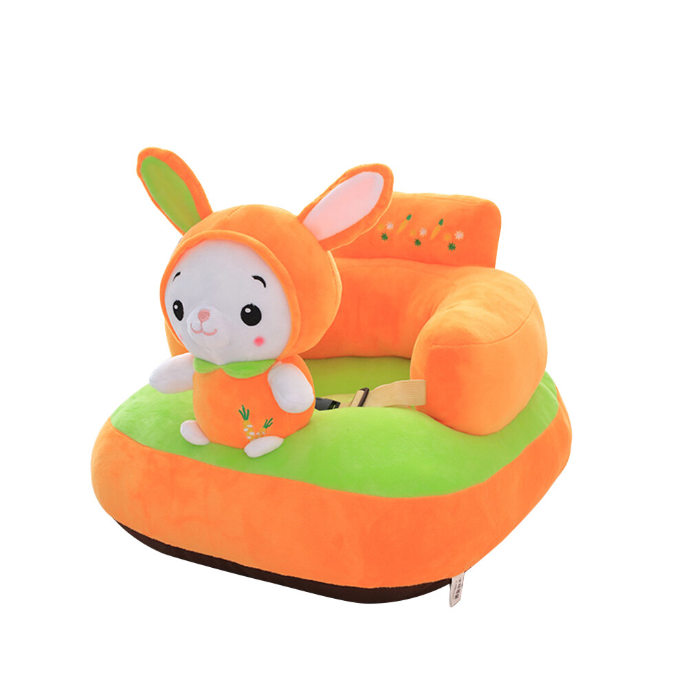 Baby Sofa Cover Soft Washable Sit Seat Chairs No Filler Cradle (Rabbit ...