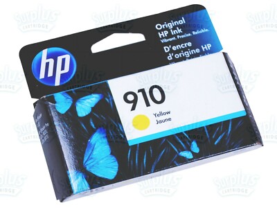 Genuine HP 910 Yellow Color OfficeJet 8025 (Retail Box) | eBay