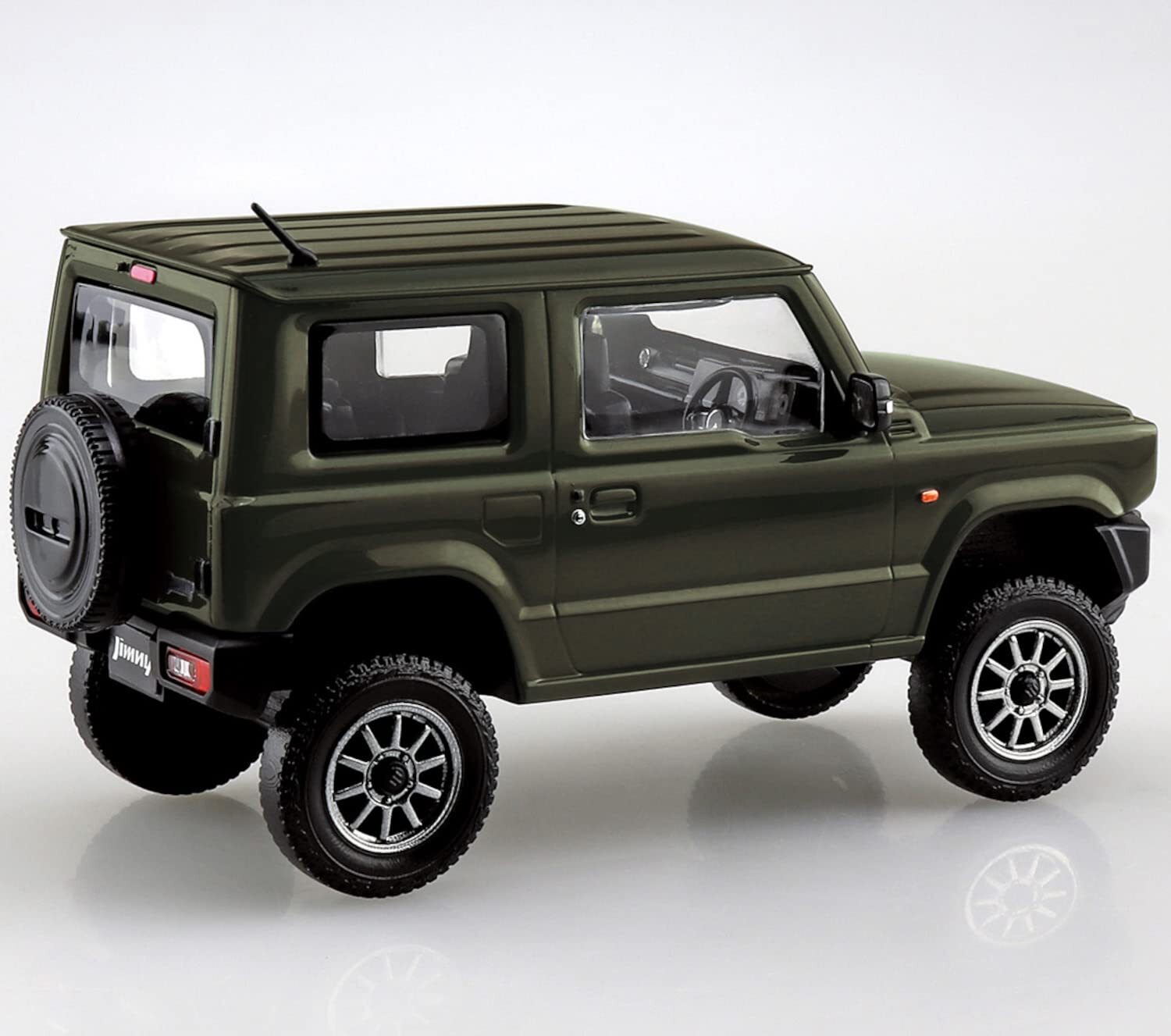 Aoshima 1/32 Snap Kit Suzuki Jimny Custom Wheel Jungle Green Plastic ...