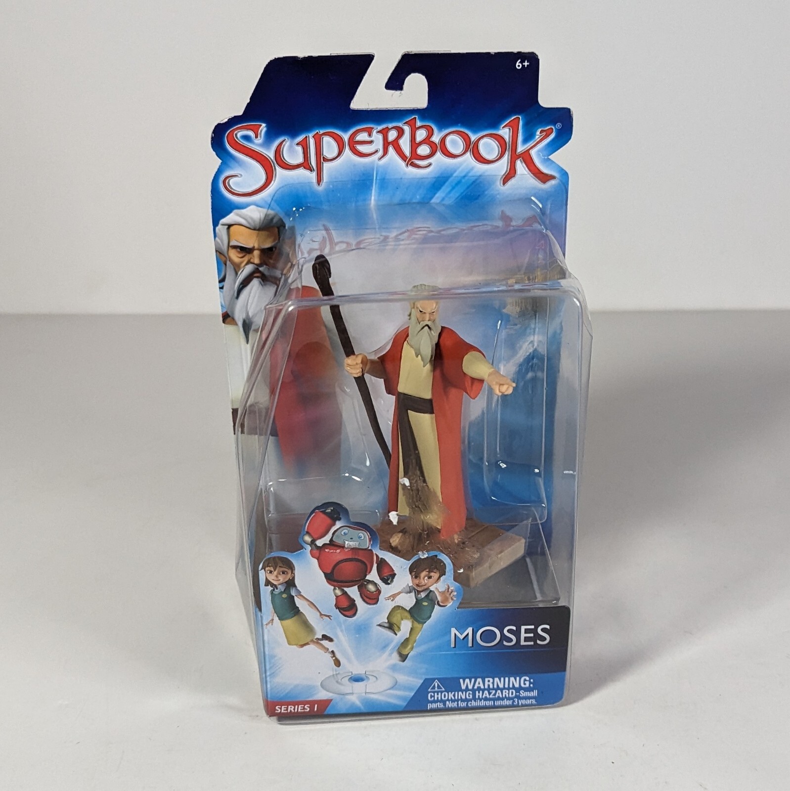 Superbook Moses Series 1 Action Figure Toy Bible Adventure CBN for sale ...