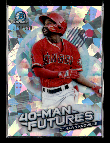 2021 Bowman Chrome - 40-Man Futures D'Shawn Knowles #FMF-20 Atomic ...