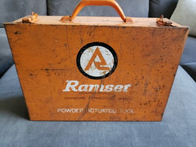 Vintage Ramset Powder Actuated Tool Case Metal! Cleaned! | eBay
