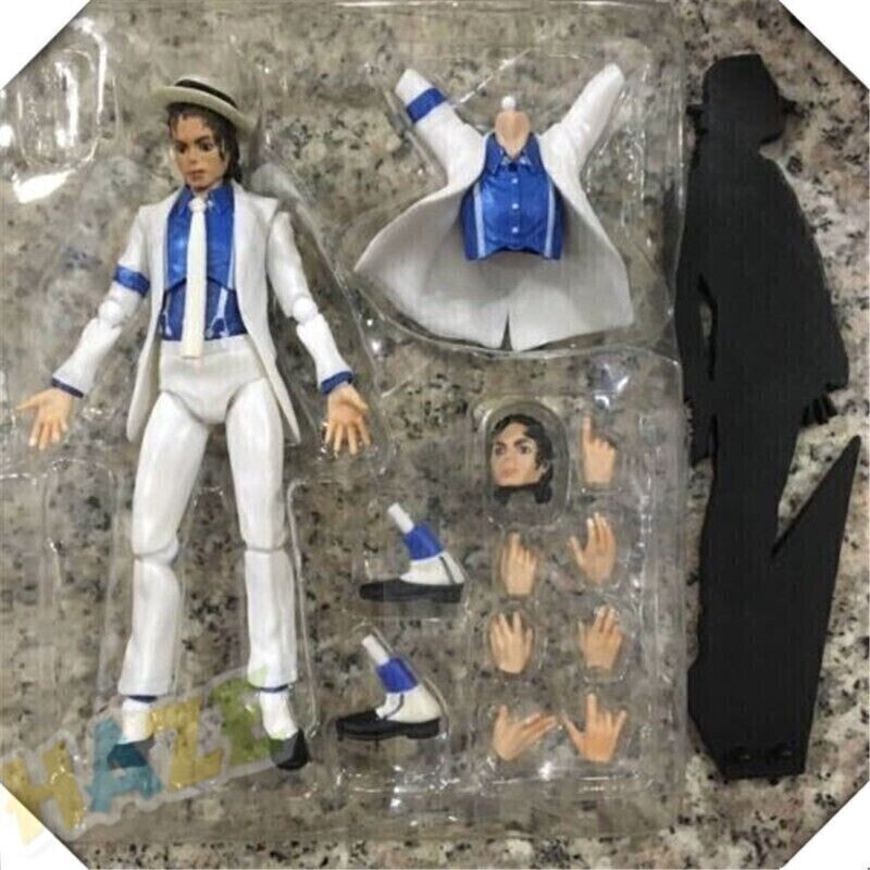 SHF Michael Jackson MJ Smooth Criminal Moonwalk Action Figure Box Set ...