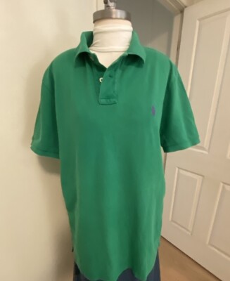 Polo Ralf Lauren Green Polo Shirt -Size L | eBay