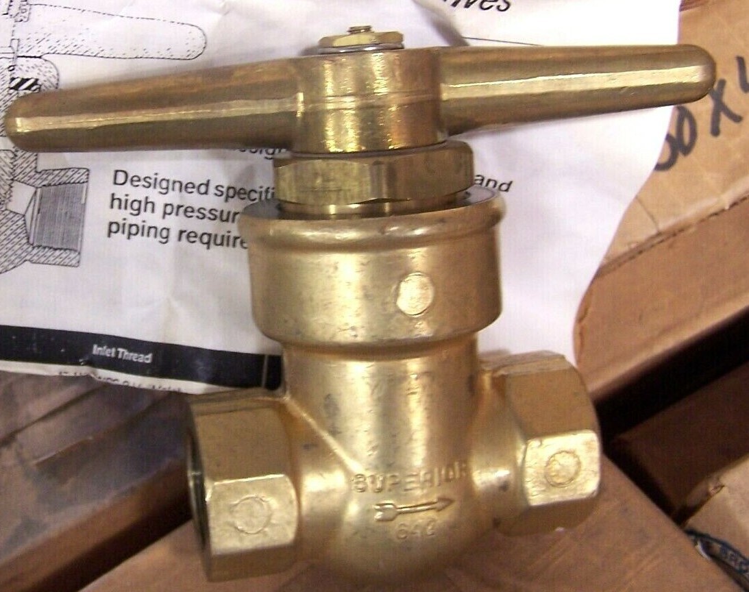 NEW SUPERIOR 3/4" MASTER SHUT OFF VALVE HIGH PRESSURE 3/4"x3/4 NPT ...