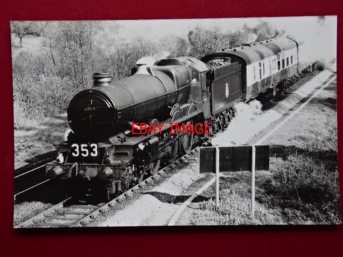 PHOTO GWR KING CLASS LOCO NO 6018 KING HENRY VII AT GERRARDS CROSS 4/57 ...