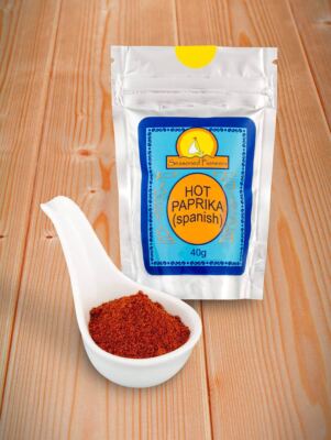 Paprika Powder Ground Hot Spanish Seasoning Spice 40g Packet Seasoned ...