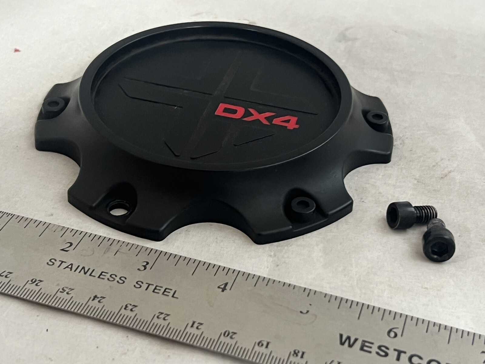 DX4 Wheel Flat Black Rim Hub Cover Center Cap 6 Lug 6x135 6x139.7 ...
